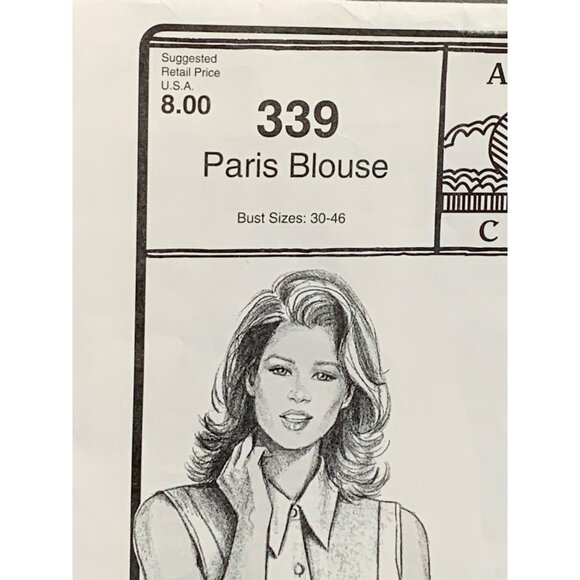 Ann Person | Other | Ann Person Collectibles Paris Blouse Sewing ...